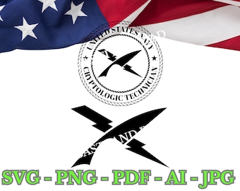 Navy Cryptologic Technician CT Rating Badge - Etsy