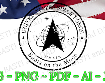 Space Force Flag Logo SVG, PNG, JPEG - Etsy