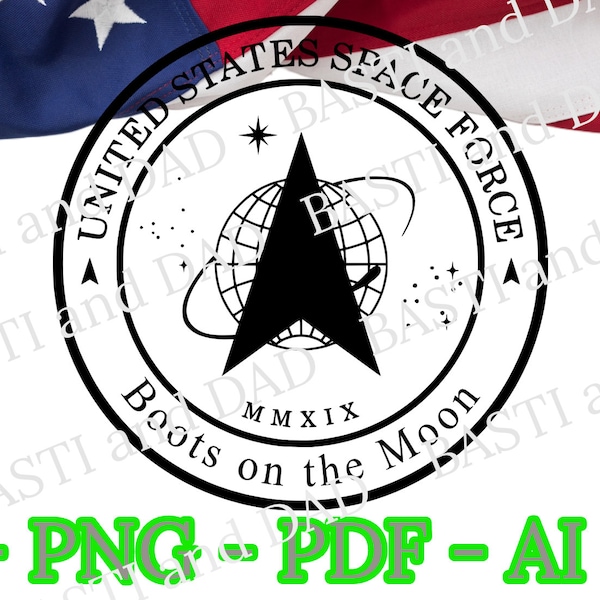 Space Force Svg - Etsy