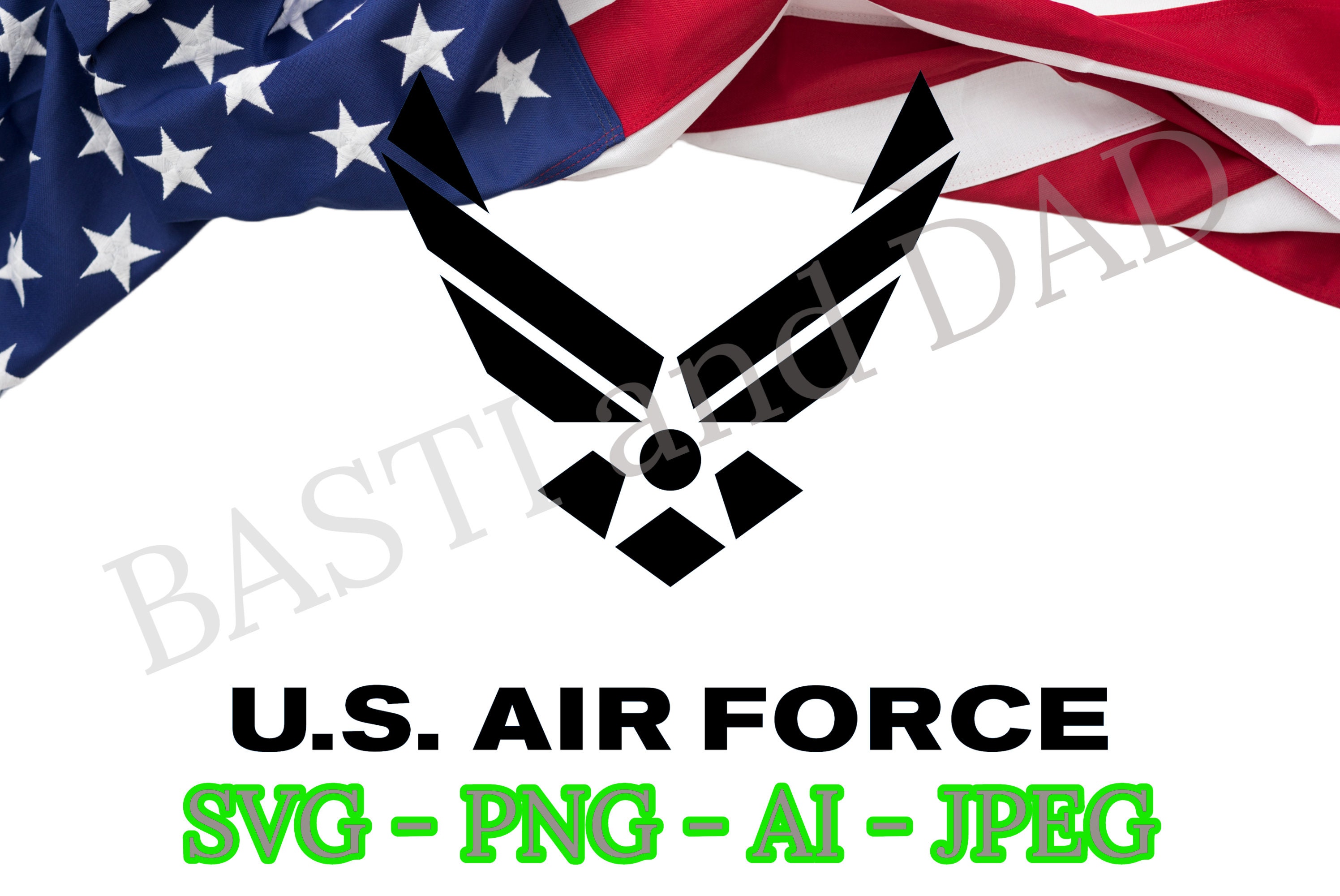 US Air Force Logo SVG, Png, Ai and Jpeg, Air Force, Chief Master ...
