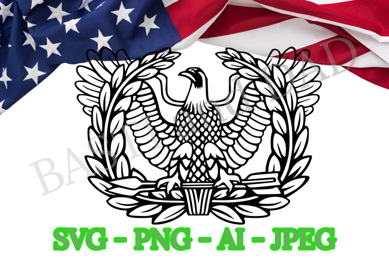 US Army Warrant Officer Rising Eagle Logo SVG PNG Ai and - Etsy Israel