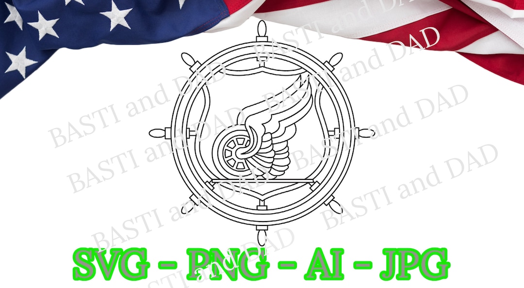 US Army Transportation Corps Branch Insignia Svg, Army Transport, US ...
