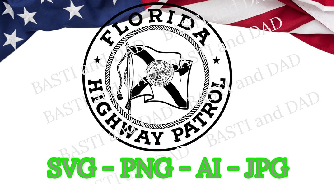 Florida Highway Patrol Svg, Vector PNG, Florida HGWY Police Png, Ai and ...