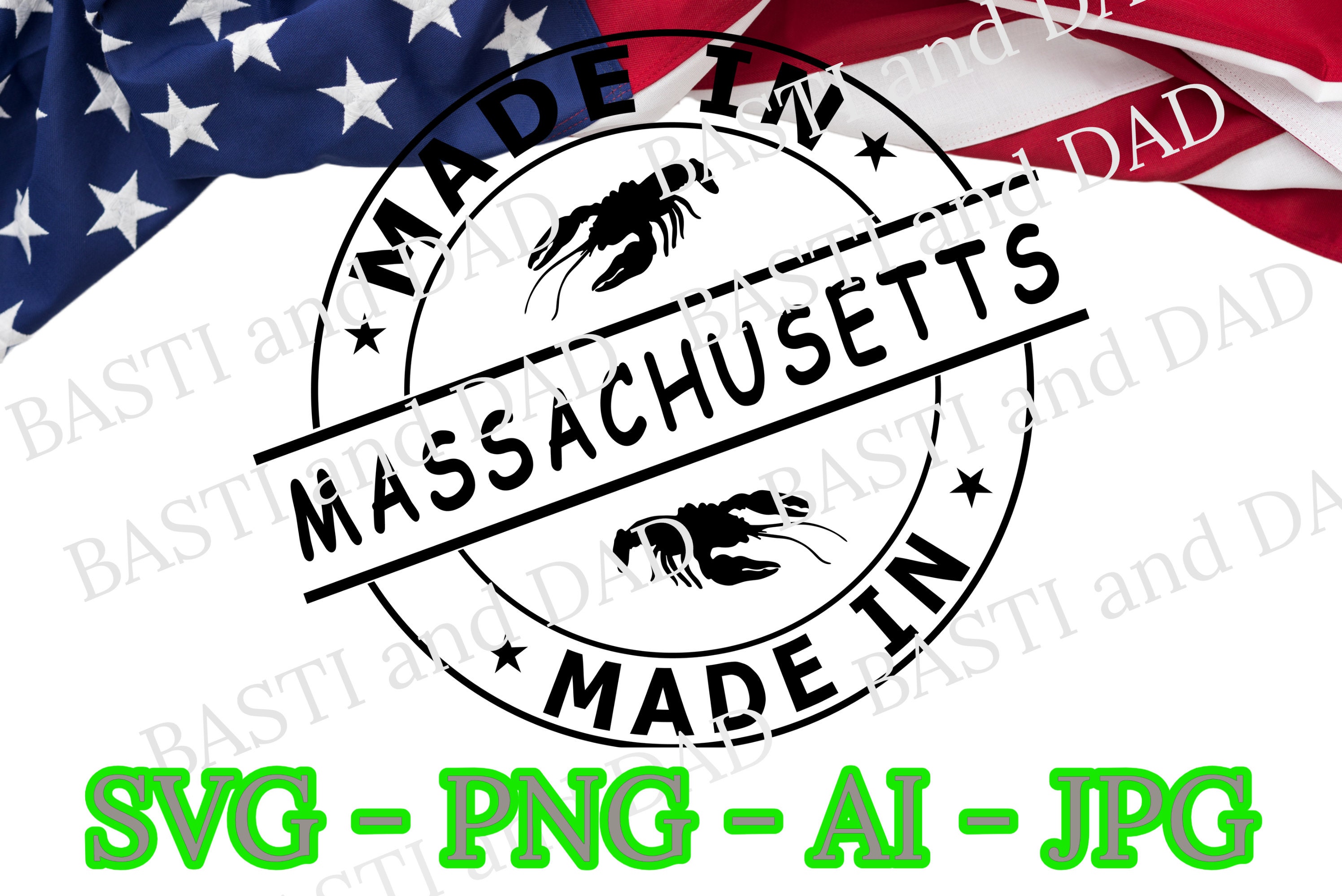 Made in Massachusetts Svg Massachusetts Png United States - Etsy