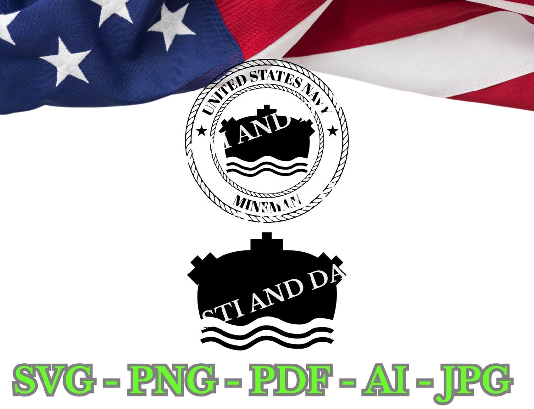 US Navy Mineman MN MOS Svg, Png Ai and Jpg, Digital Download, Rating ...
