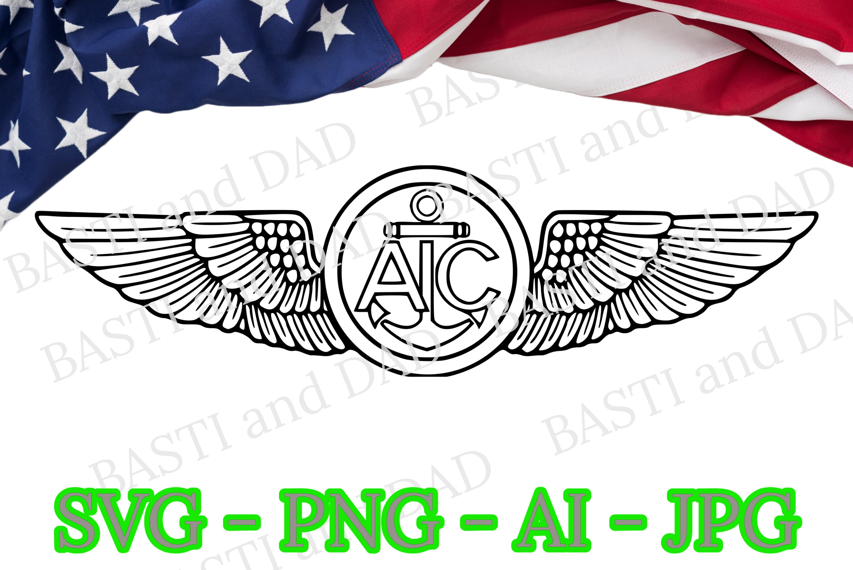 US Navy Aircrew Wings Badge SVG PNG Ai and Jpeg Navy Air - Etsy