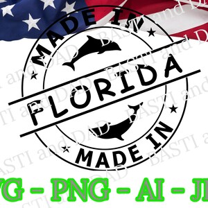 Made in Florida Svg, Florida Svg, United States Svg, US State Svg ...