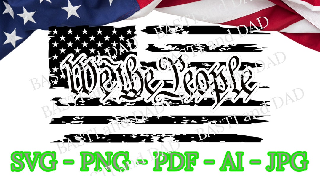 We the People Svg Png, We the People Flag Skull Svg, Amendment Svg ...