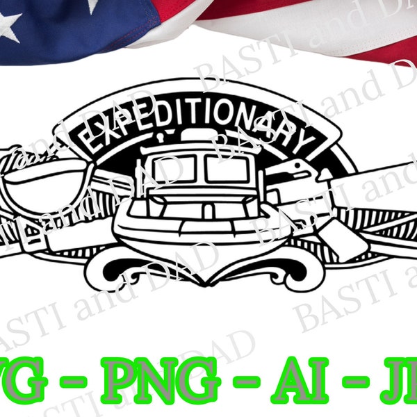 Navy Expeditionary Warfare Svg - Etsy