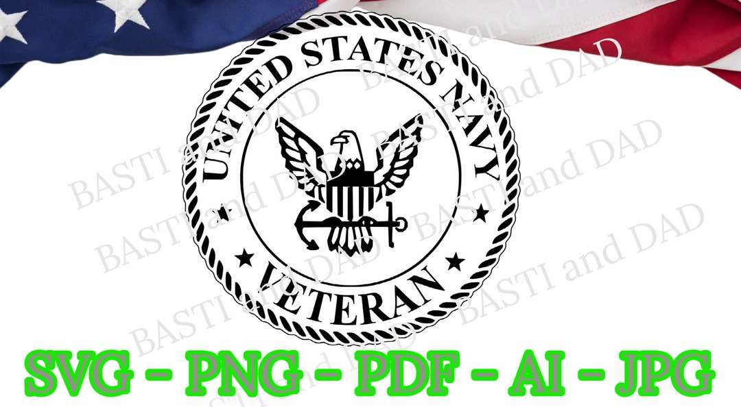 US Navy Veteran SVG, PNG, Ai and Jpeg, Navy Chief Veteran File, Veteran Logo Design - Etsy