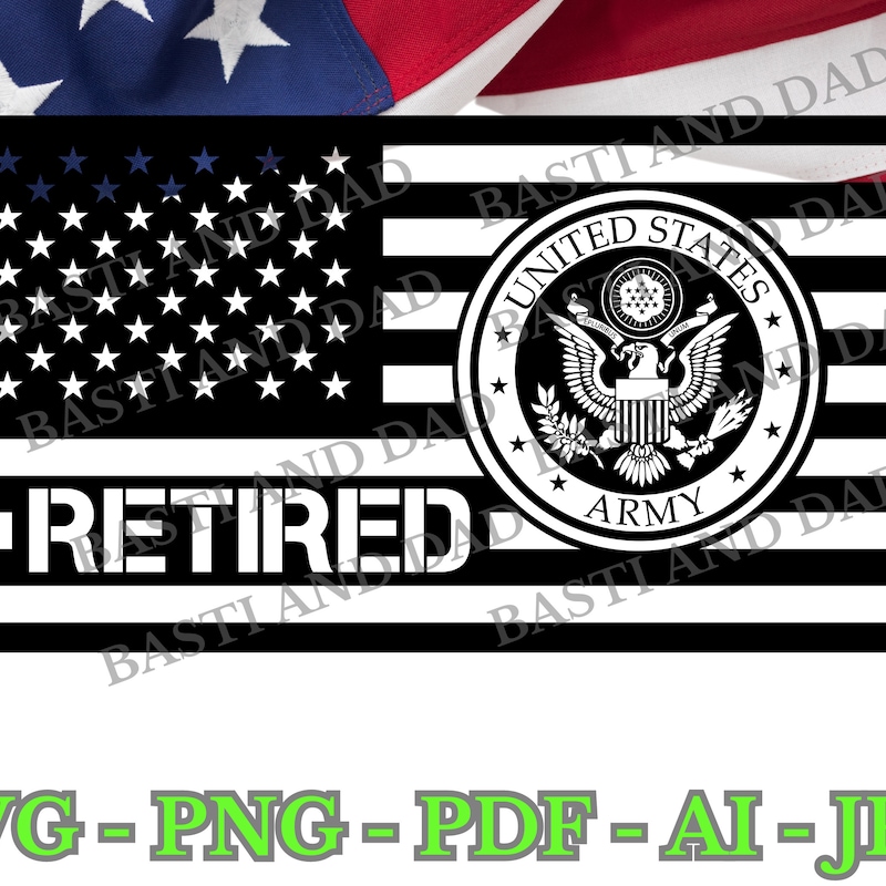 Us Army Retired Svg - Etsy