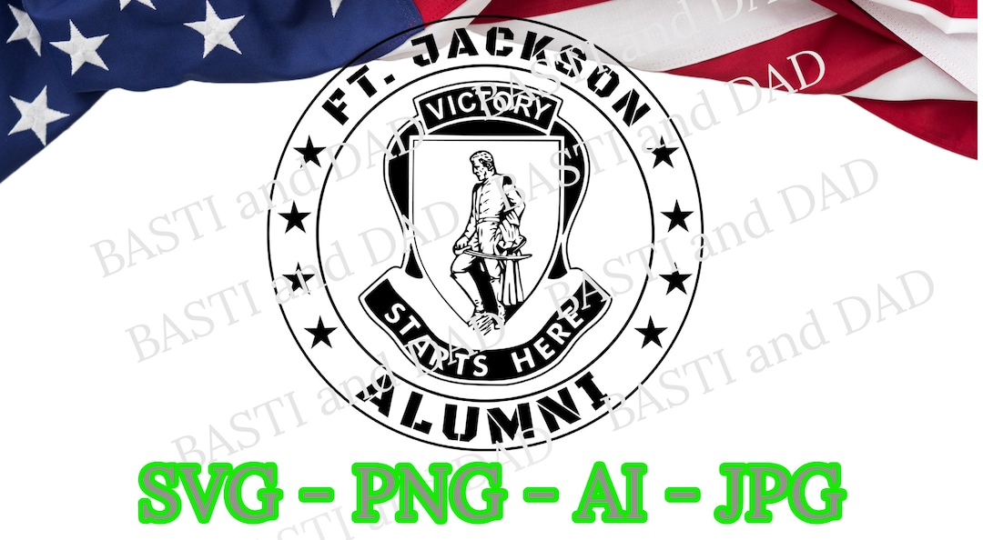 US Army Ft. Jackson Alumni SVG, PNG, Ai, Jpg, Fort Jackson Alumni ...