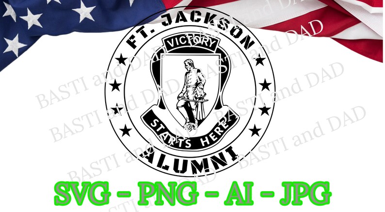 US Army Ft. Jackson Alumni SVG, PNG, Ai, Jpg, Fort Jackson Alumni ...