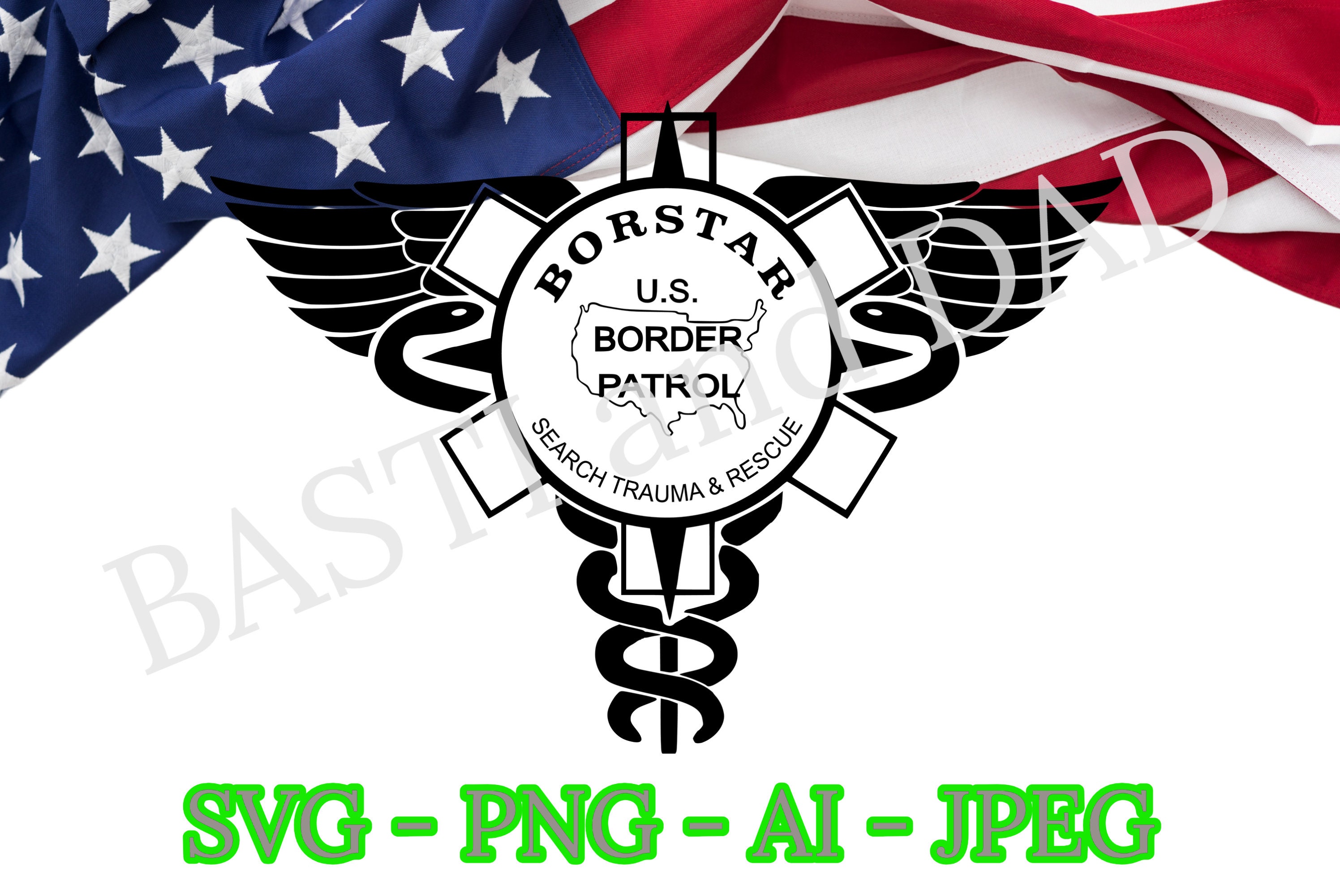 Customs and Border Patrol BORSTAR Svg, CBP DHS Svg, Search Trauma and ...