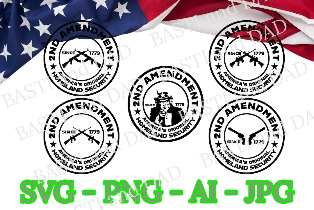 USA Original Homeland Security SVG Files Package, Png, Ai and Jpeg ...