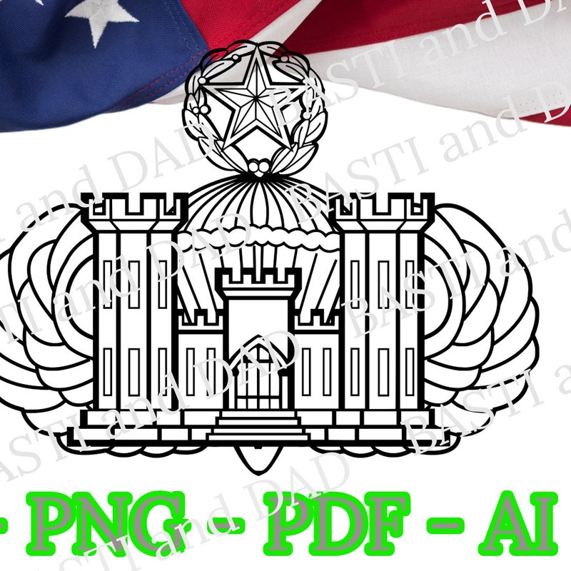 Army Engineer Castle Svg - Etsy