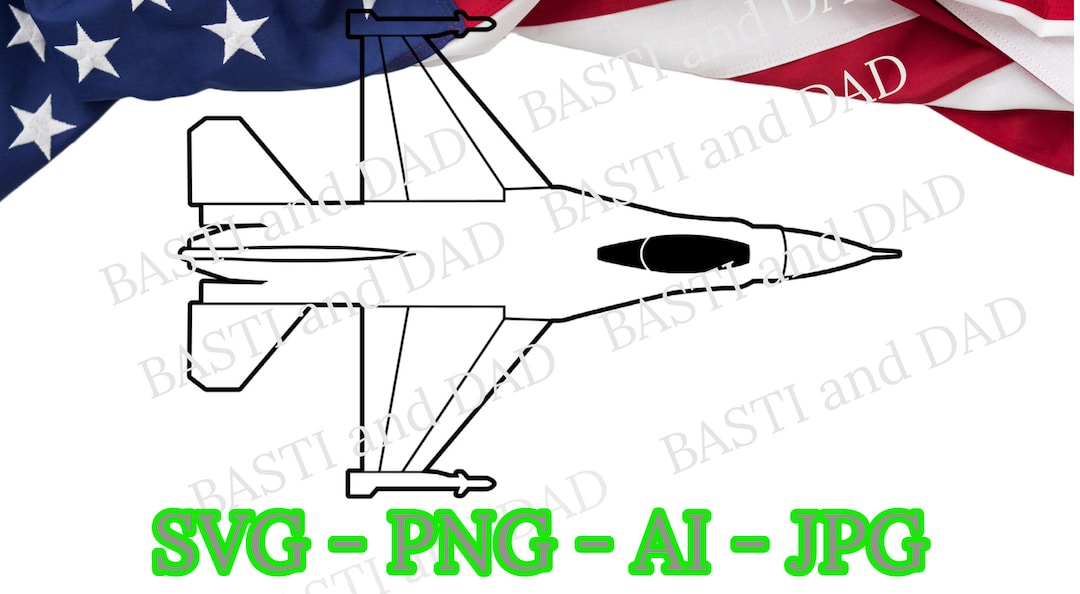 General Dynamics F-16 Fighting Falcon Silhouette Svg, Vector PNG ...
