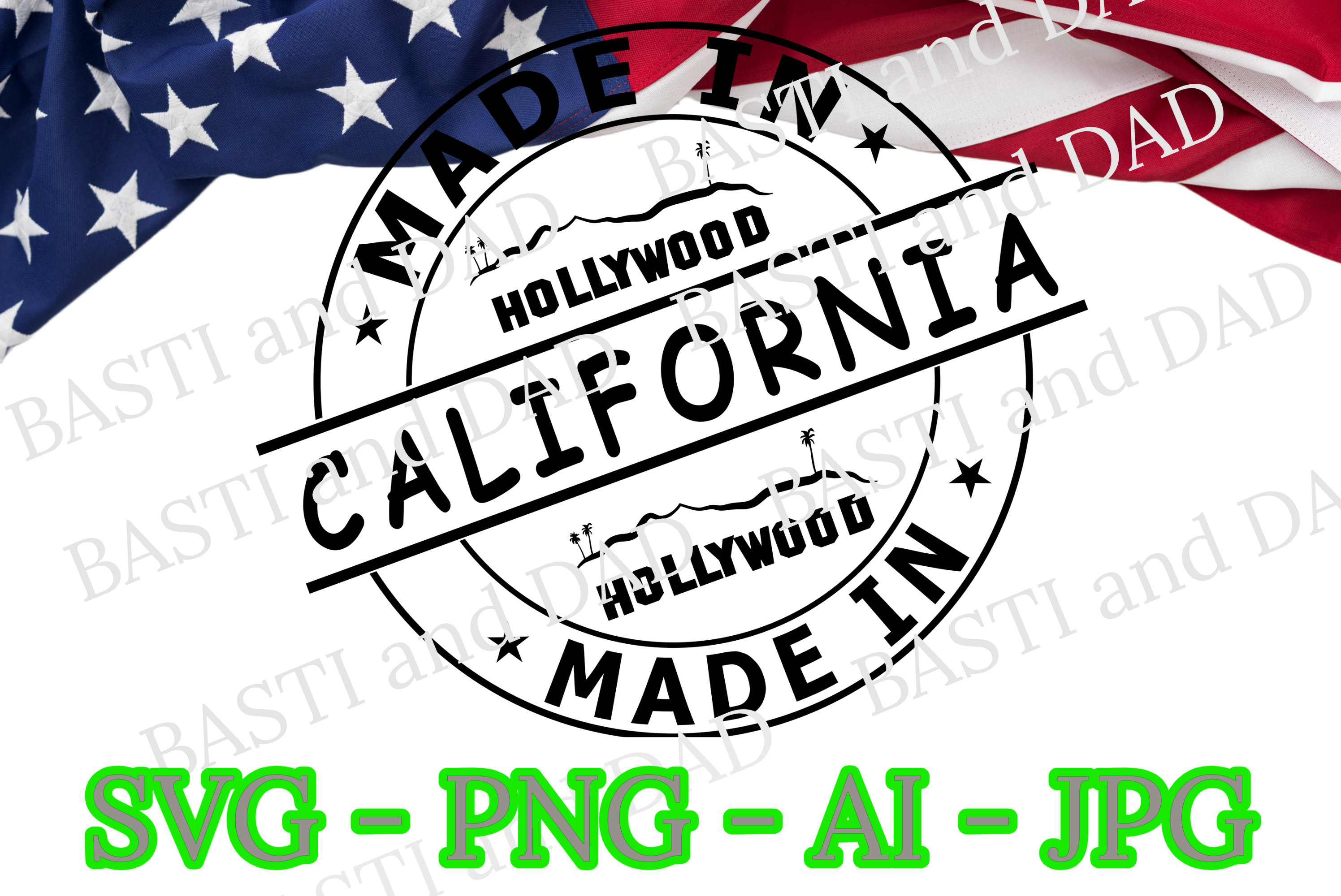 Made in California Svg California Svg United States Svg US - Etsy