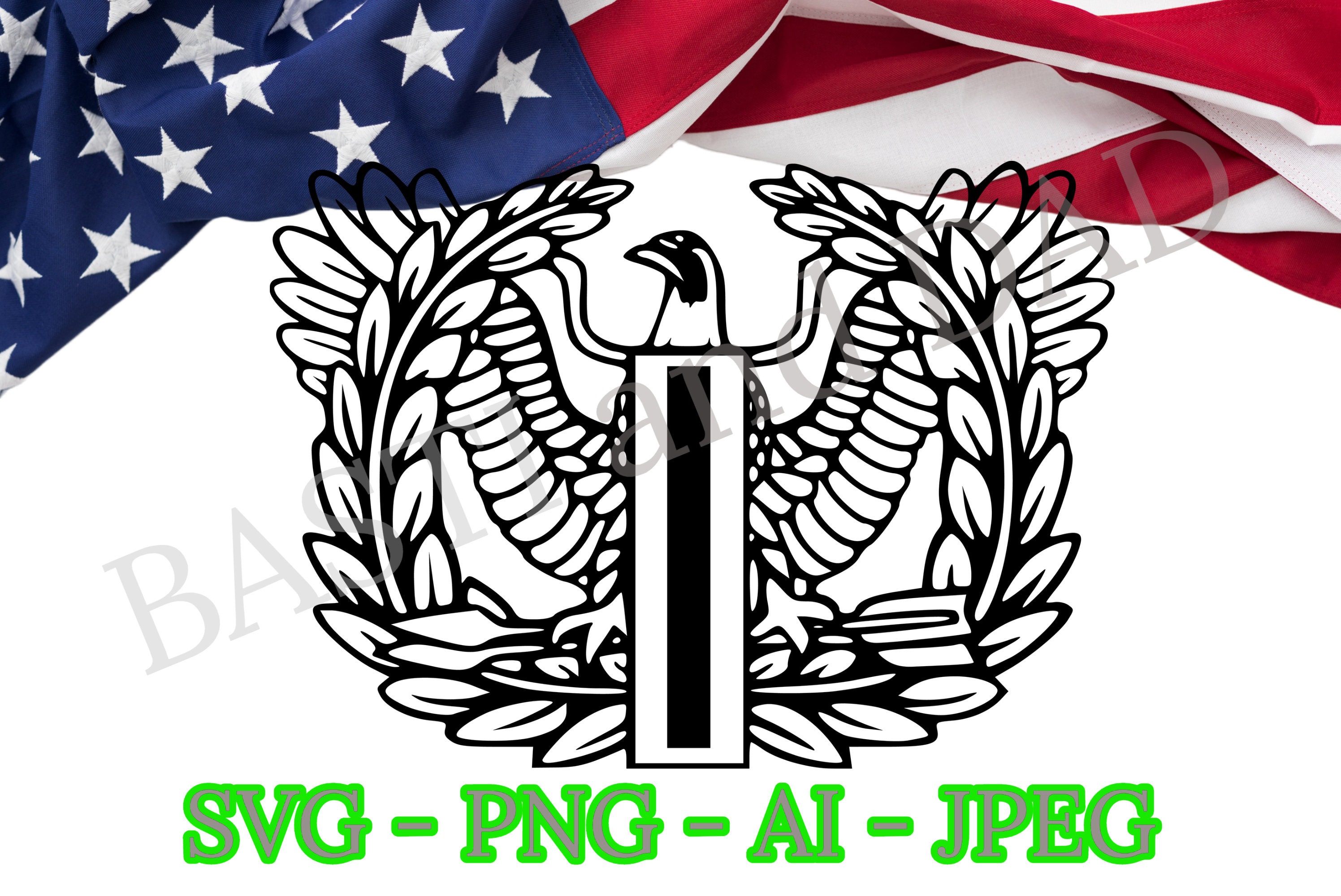 US Army Warrant Officer Rising Eagle Logo SVG PNG Ai and - Etsy Israel