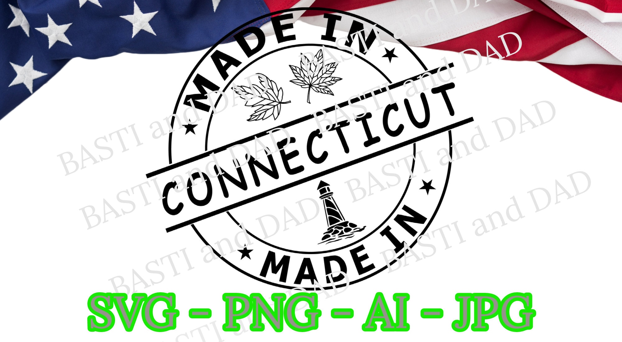 Made in Connecticut Svg Connecticut Svg United States Png - Etsy