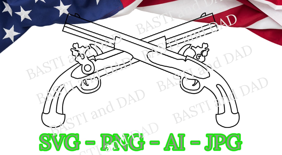 Military Police MP Crossed Pistols Branch Insignia Svg, Military Police ...