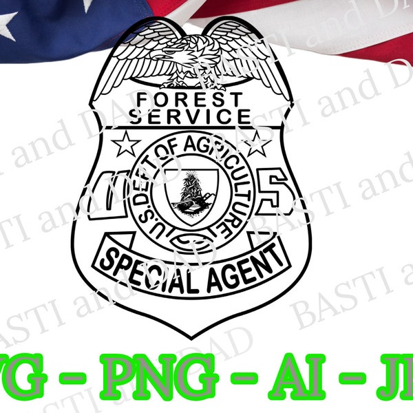 Forest Service Badge - Etsy