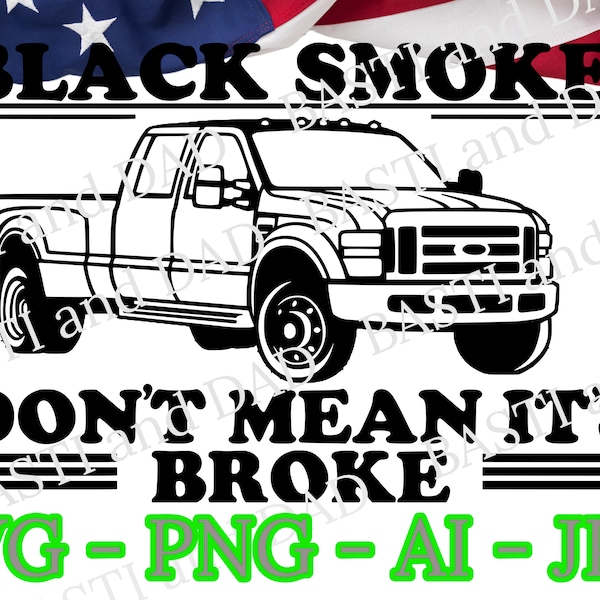 Diesel Truck Svg - Etsy