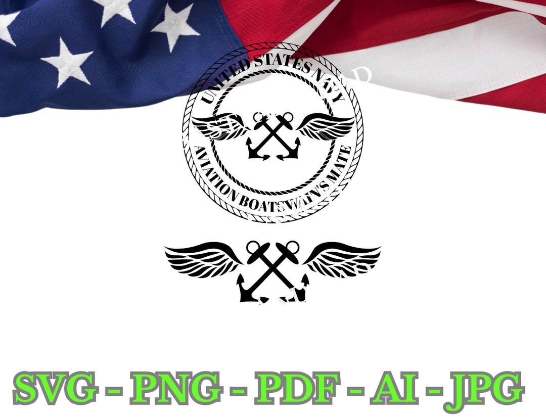 US Navy Aviation Boatswain's Mate AB MOS Svg, Png Ai and Jpg, Digital ...