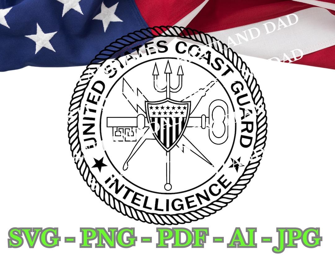 Coast Guard Intelligence Insignia SVG: Semper Paratus Badge (digital ...