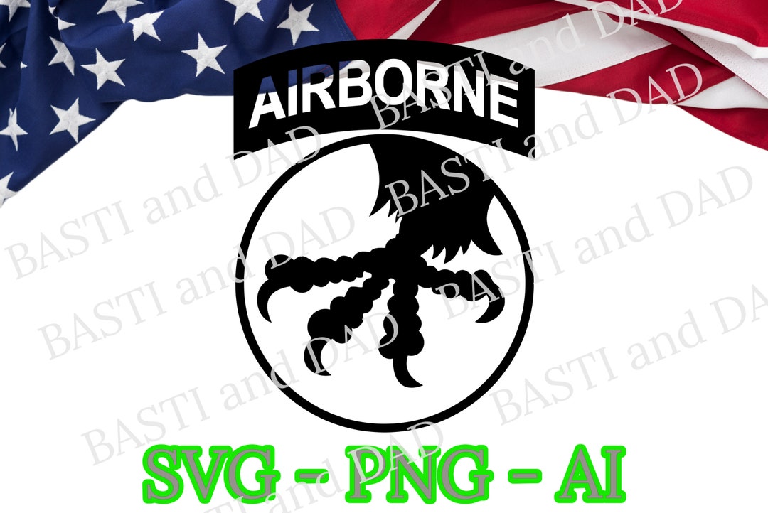 US Army 17th Airborne Division Patch SVG, PNG, Ai and Jpeg Ranger ...