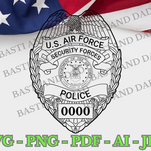 Security Police Usaf Badge - Etsy