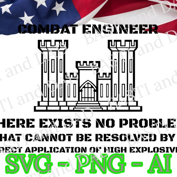 Combat Engineer Svg - Etsy