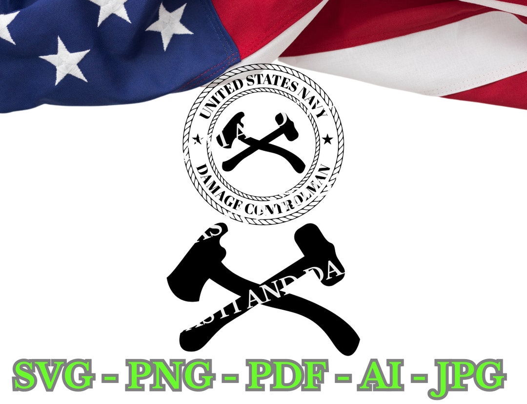 US Navy Damage Controlman DC MOS Svg, Png Ai and Jpg, Digital Download ...