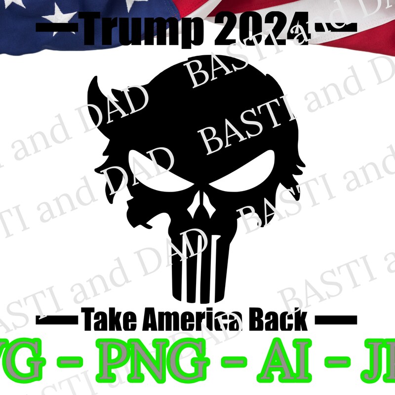 Trump Skull Svg - Etsy