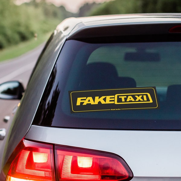 Fake Taxi Stickers - Etsy UK