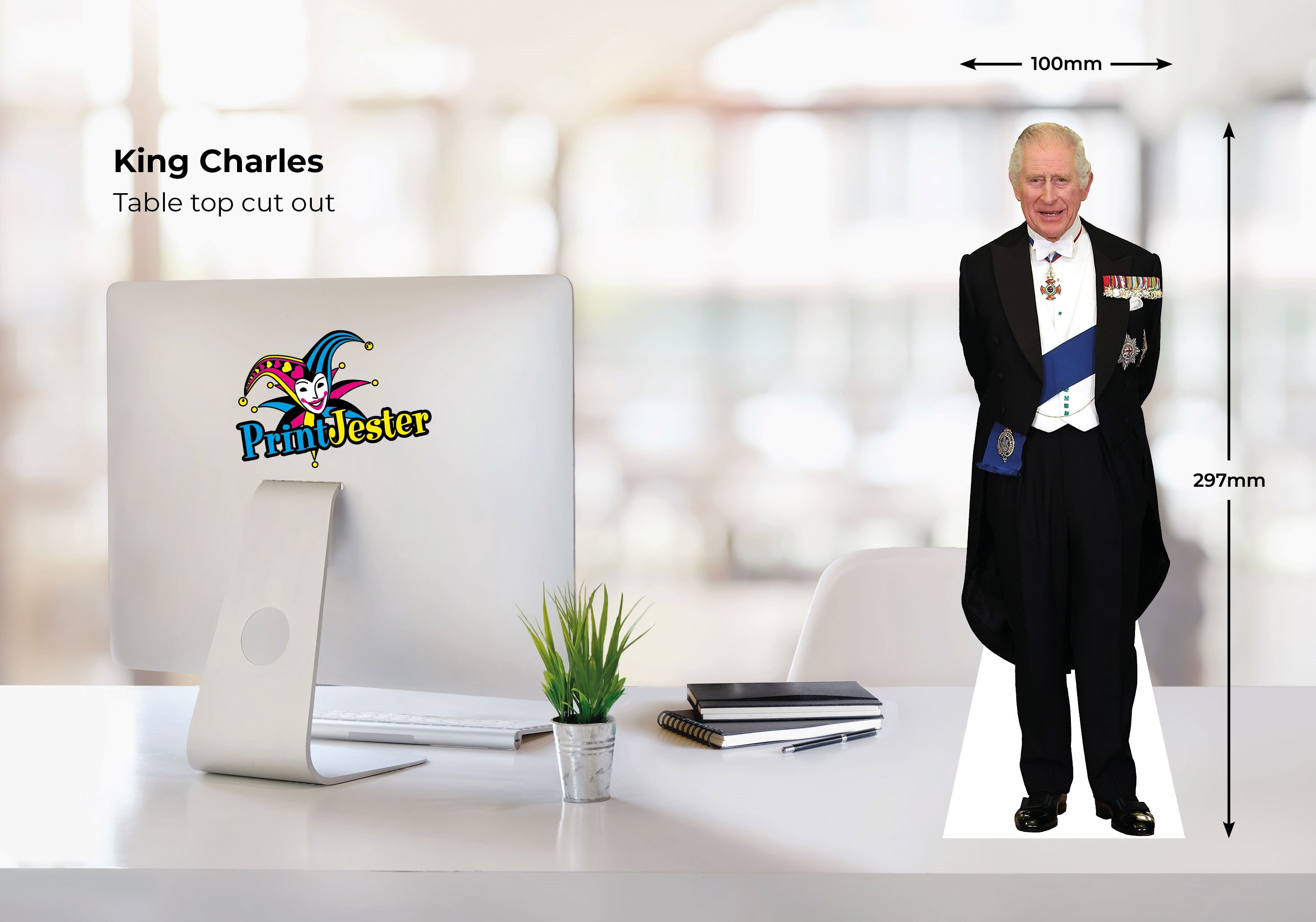 King Charles Mini Cardboard Cut-out - Etsy