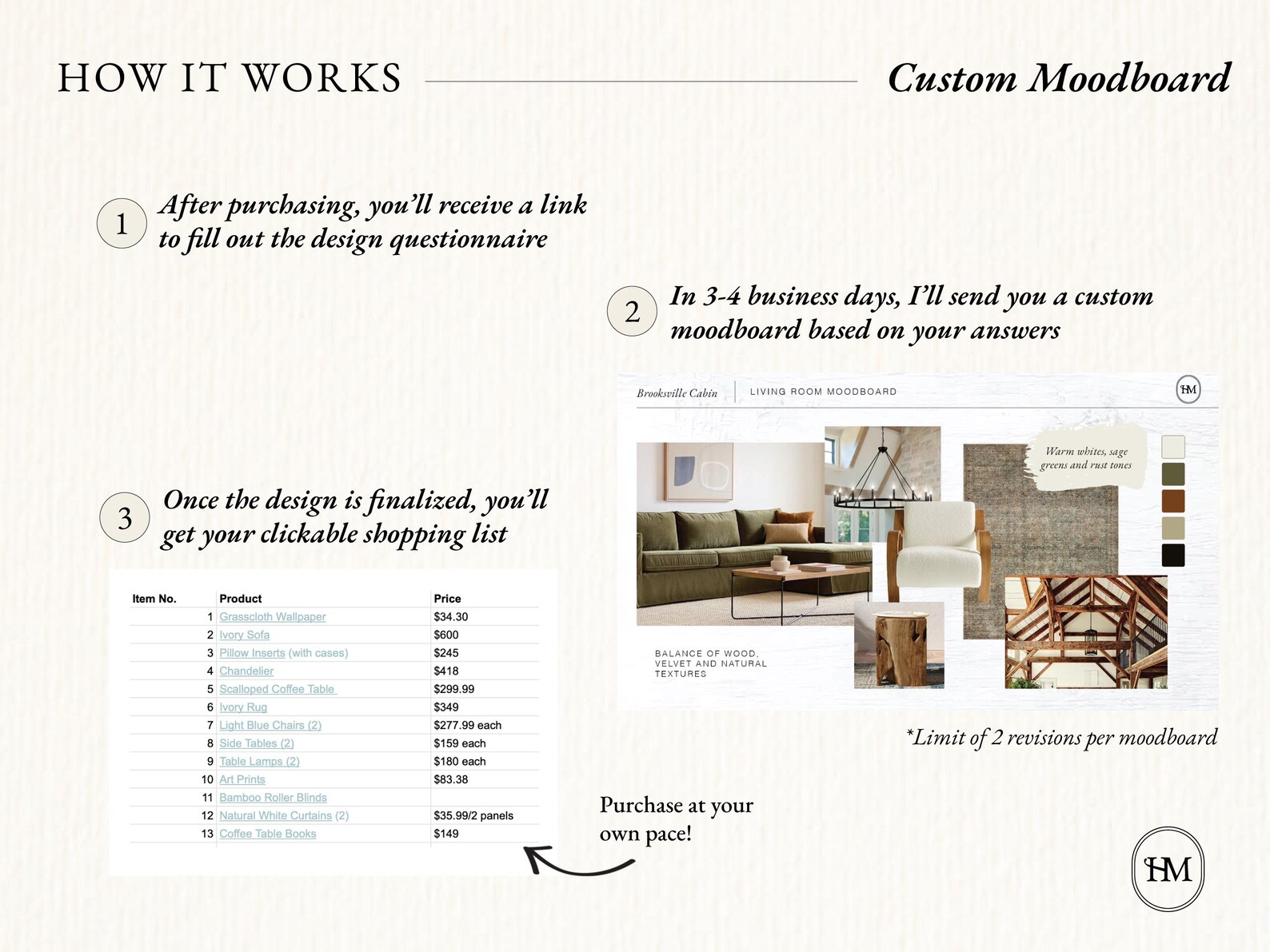 Custom Mood Board | Transitional Bedroom | Interior Design | Virtual ...