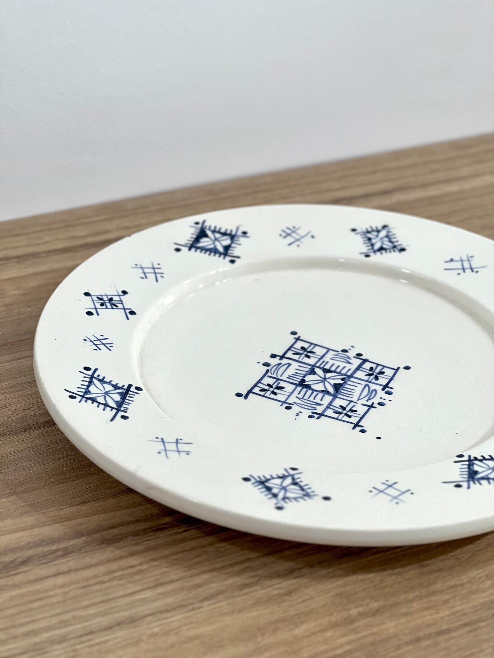 Set of 2 Handmade and Hand-painted Moroccan Ceramic Plate Moroccan ...