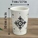 Set of 4 Moroccan Handmade Ceramic Pottery Mug, Mugs With Moroccan ...