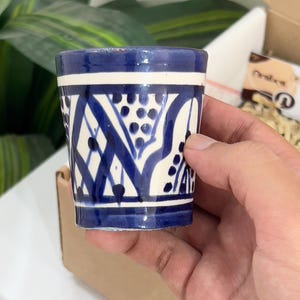 Moroccan Handmade Ceramic Mugs Set - Unique Gift Box - Colorful Mug ...