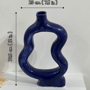 Set of Abstract Handmade Ceramic Vases | Creative Home Decor | Set of 2 ...