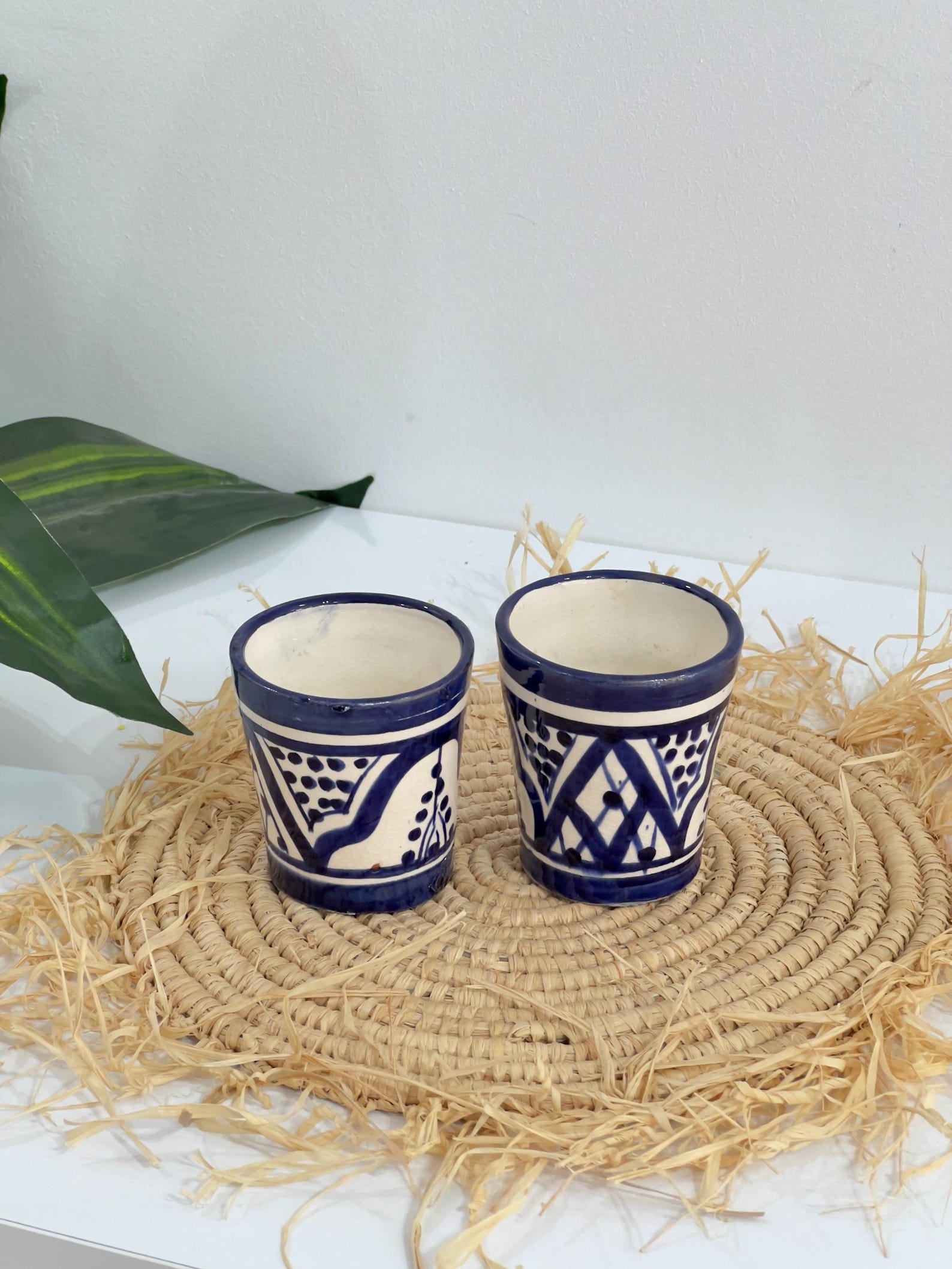 Moroccan Handmade Ceramic Mugs Set - Unique Gift Box - Colorful Mug ...