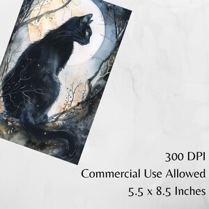 Witchy Cat Junk Journal Pages Journal Kit Magical Black Cat Junk ...