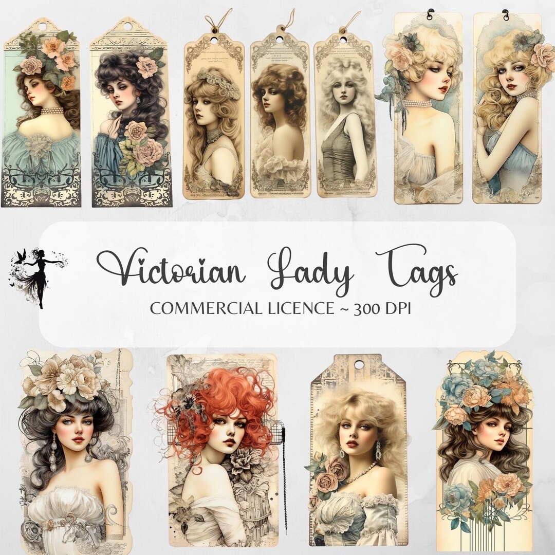 Antique Victorian Labels Printable Label Scrapbook Junk Journaling Tags ...