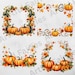 Pumpkin Border Fall Border PNG Fall Border Clipart Fall Clipart Fall ...