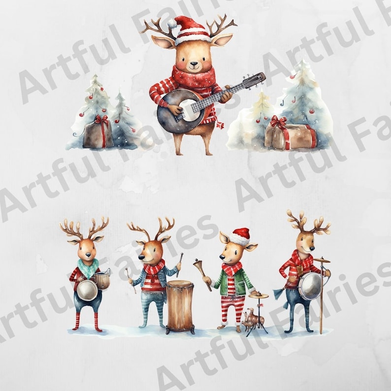 Funny Christmas PNG Watercolor Christmas PNG Christmas Clipart - Etsy