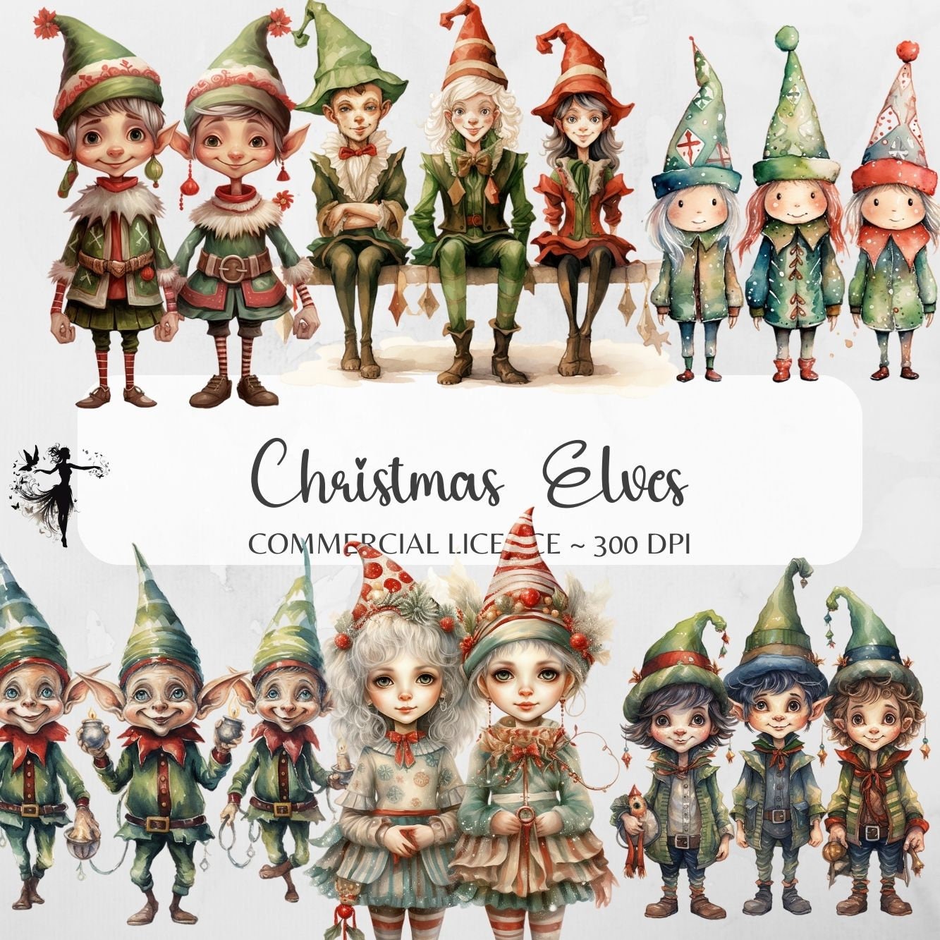 Christmas Elves PNG Santa Elf Clipart Santa Elf PNG Christmas PNG ...