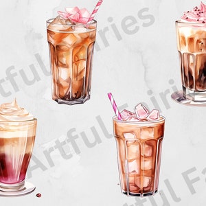 Kaffee, Clipart, Eiskaffee, PNG, Kaffeetasse, Clipart, Kaffee, PNG ...