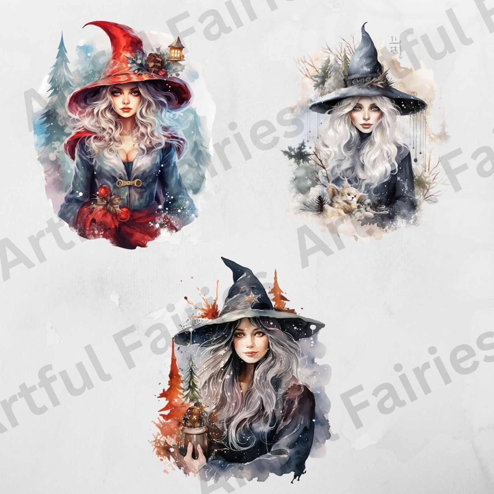 Witchy Christmas PNG Christmas Witch PNG Christmas Witch Clipart Witchy ...
