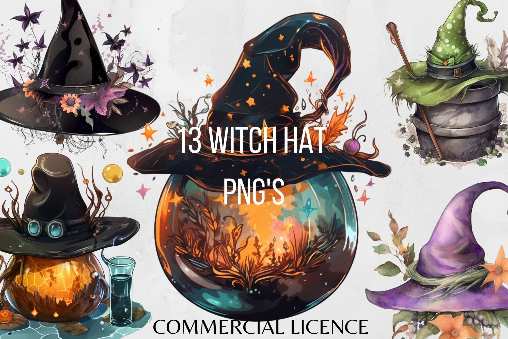 Witch Hat Clipart Witch Hat PNG Witch Clipart Witchcraft Clipart Witchy ...
